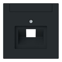 ABB Busch-Jaeger Art Linear - Centraalplaat IAE/UAE 1803-45M Zwart mat ...