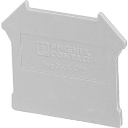 Phoenix Contact D - Eindplaat rijgklem D-UK 4/10 | Elektrototaalmarkt.nl