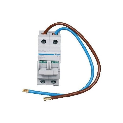 Hager Vision - Hoofdschakelaar VK10SH | Elektrototaalmarkt.nl