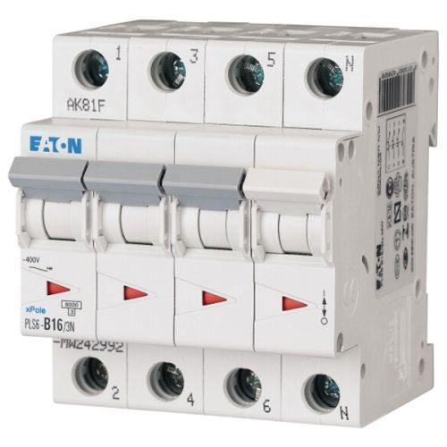 Eaton Moeller PLS - Installatieautomaat PLS6-C16/3N-MW | Elektrototaalmarkt.nl