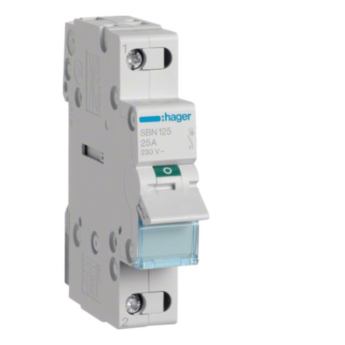 Hager SBN - Hoofdschakelaar SBN125 | Elektrototaalmarkt.nl