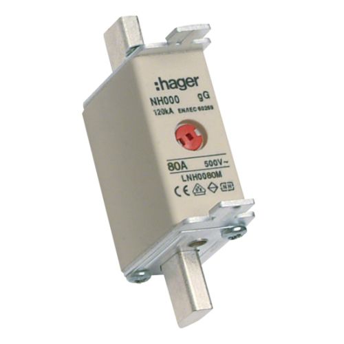 Hager Weber.fuses - Mespatroon LNH0080M | Elektrototaalmarkt.nl