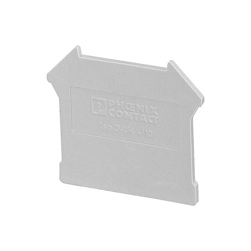 Phoenix Contact D - Eindplaat rijgklem D-UK 4/10 | Elektrototaalmarkt.nl